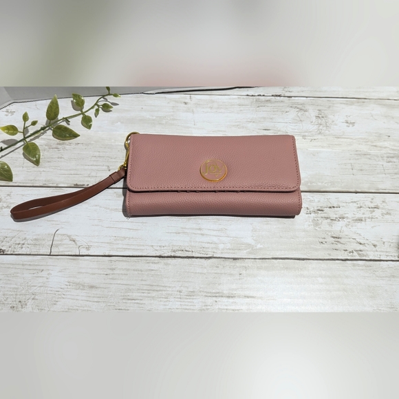 Joy Mangano | Bags | Joy Mangano Luxe Genuine Leather Trifold Wallet ...